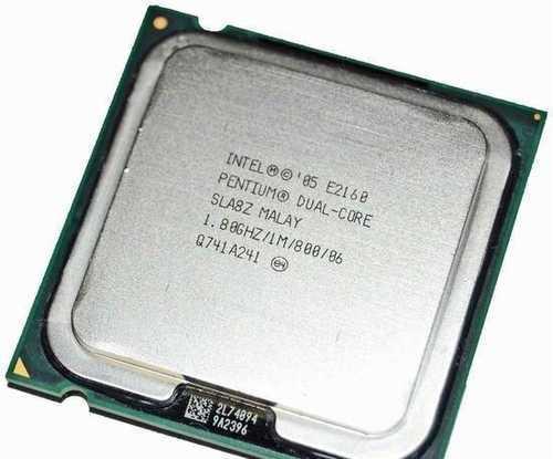 LGA 775 Процессор Intel Pentium E2160