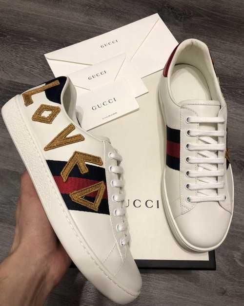 Кеды Gucci оригинал новые 41