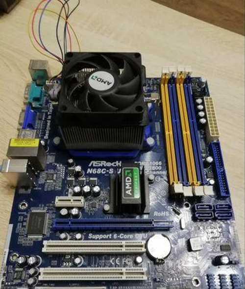 Мат. плата AsRocK с проц. Phenom X4 9650