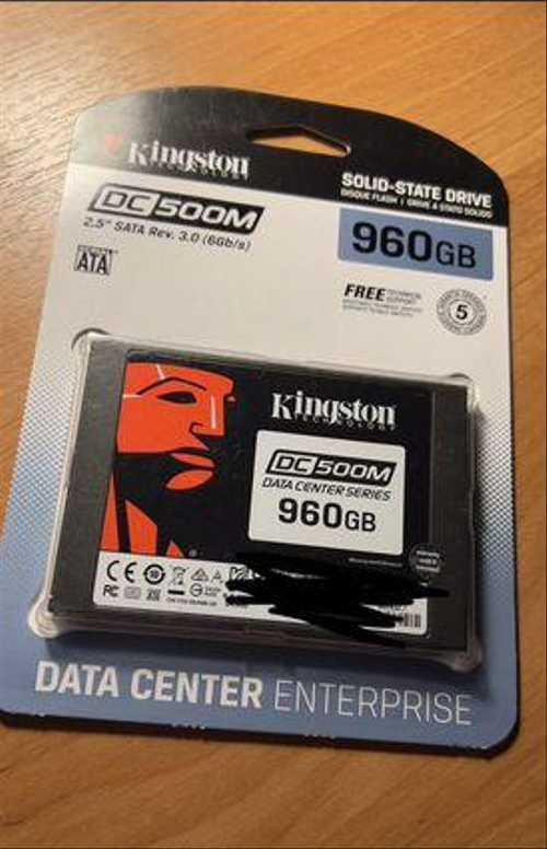 SSD диск kingston dc500m новый