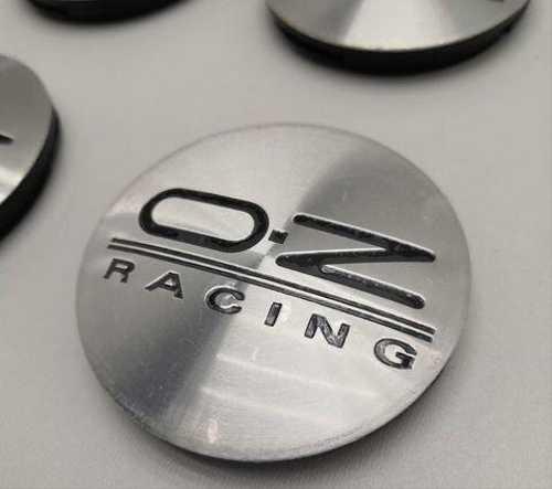 4шт колпаки OZ Racing 56мм серебро