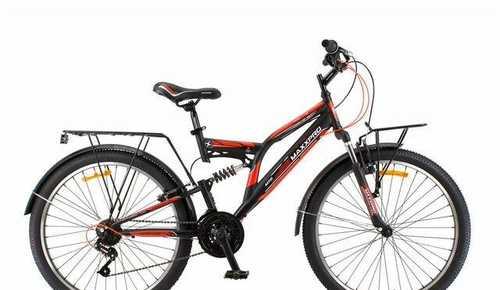 Велосипед maxxpro boston 26д 18ск черно-оранжевый