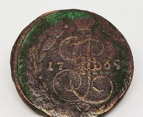 Монета 5 копеек 1796 км (оригинал)