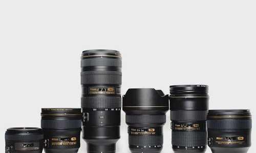 Nikon объективы (зумы, фиксы, мануал)
