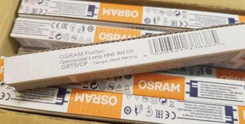 Безозоновая бактерицидная лампа osram HNS 8W G5