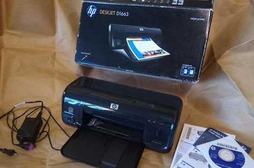 Почти новый Струйный принтер HP Deskjet D1663
