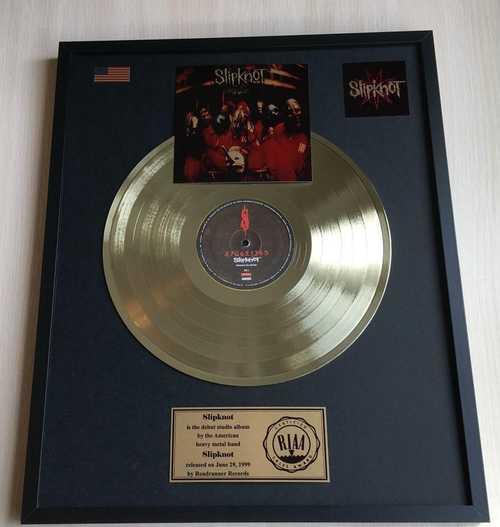 Slipknot Slipknot пластинка в раме