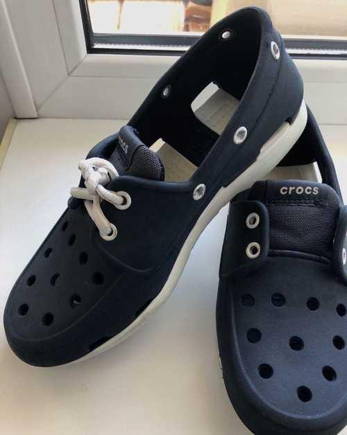 Топсайдеры crocs j3