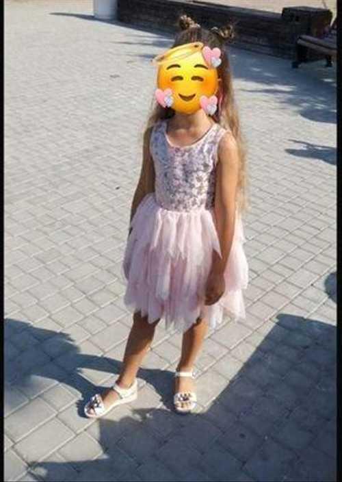 Платье H&M нарядное для девочки 6 - 7 лет