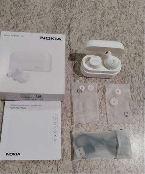 Беспроводные наушники Nokia BH-405, белые