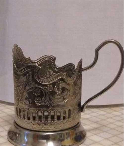 Подстаканник СССР мельхиор
