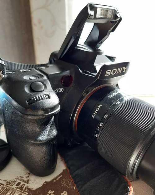 Sony alpha dslr 700 + Объектив sony DT 18-70 mm F3