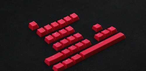 Клавиши (кейкапы) Ducky Rubber Keycap Red