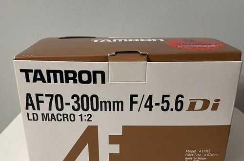 Объектив tamron AF70-300 mm F/4-5.6 Di LD macro 1: