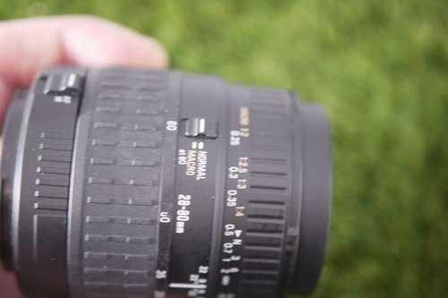 Canon EF sigma 28-80 3,5-5,6 macro 1к2 1я версия