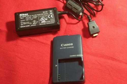 AC adapter Nikon EH 64 : Canon cb 2 lve