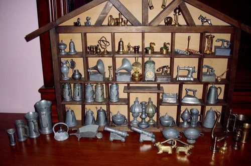 Коллекция цинковых и бронзовых миниатюр для гномов