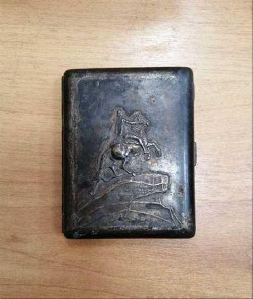 Портсигар "Медный всадник". СССР