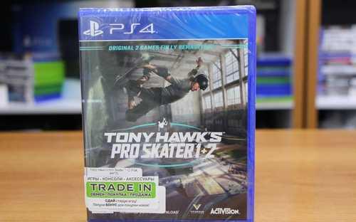 Tony Hawk's Pro Skater 1+2 - PS4 Новый диск