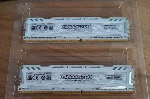 Оперативная память DDR4 Crucial 16Гб(8x2) 3000cl15