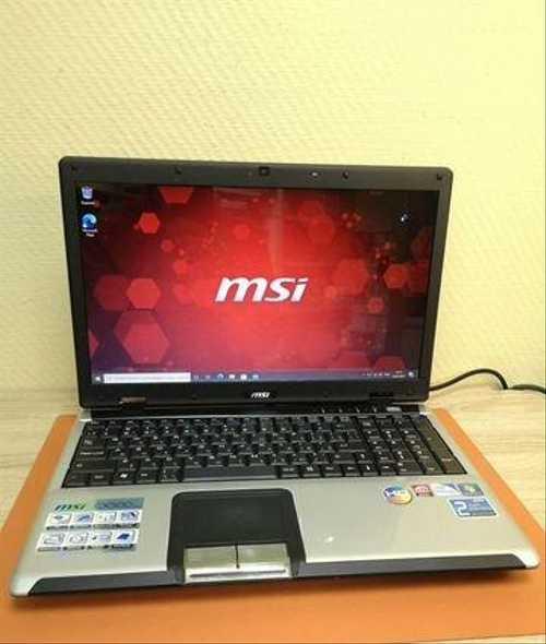 Ноутбук MSI Intel x2+4+HDD 500Gb для word и excel