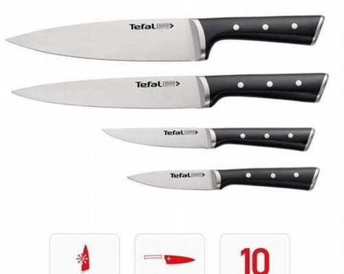 Набор кухонных ножей Tefal Ice Force K2324S74 нов