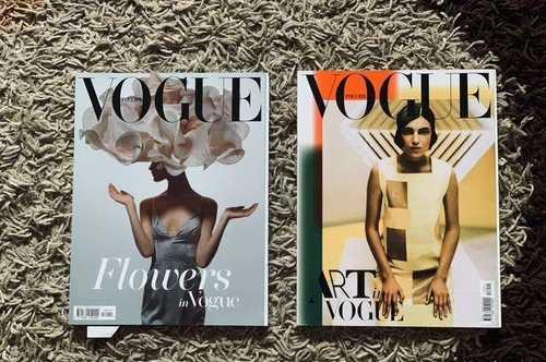 Коллекционные журналы Vogue Flowers и Vogue Art