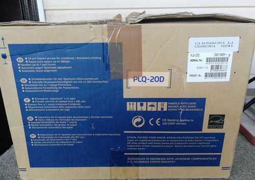 Продаю Epson PLQ-20D Новый Не пользовались