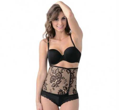Бандаж послеродовый Couture black lace belly bandi