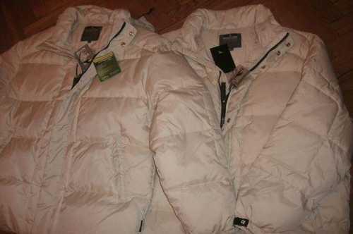 Куртка новая diadora пуховик бирки белая зимняя