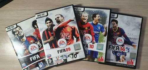 Набор игр fifa 08, 09, 10, 14