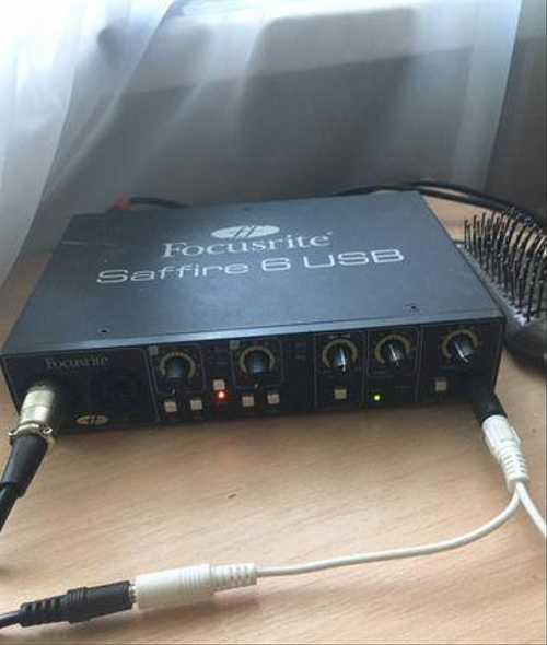 Внешняя звуковая карта focusrite saffire 6 usb