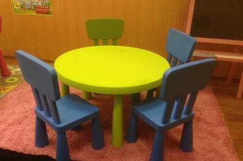 Детские столы и стулья (отличное состояние)