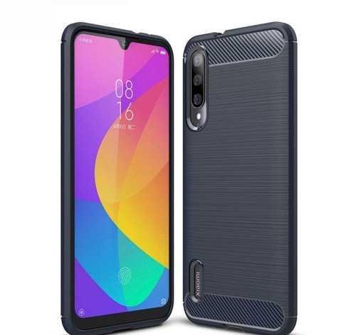 Чехол для Xiaomi Mi A3 (темно-синий)