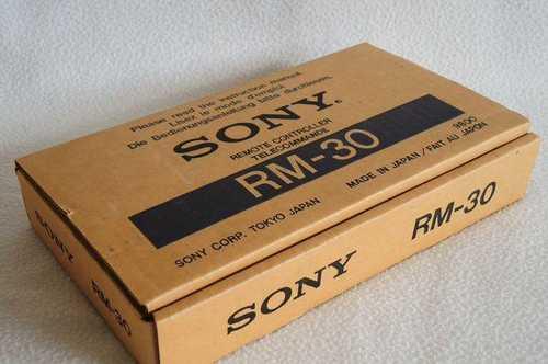 Пульт Sony RM-30. Новый. В коробке