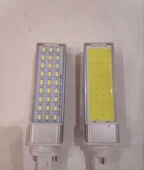 Лампы светодиодные 2 шт разные