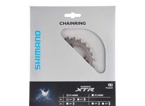 Передняя Звезда Shimano XTR M980 24T BCD 64mm