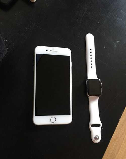 iPhone 8 plus и Apple watch