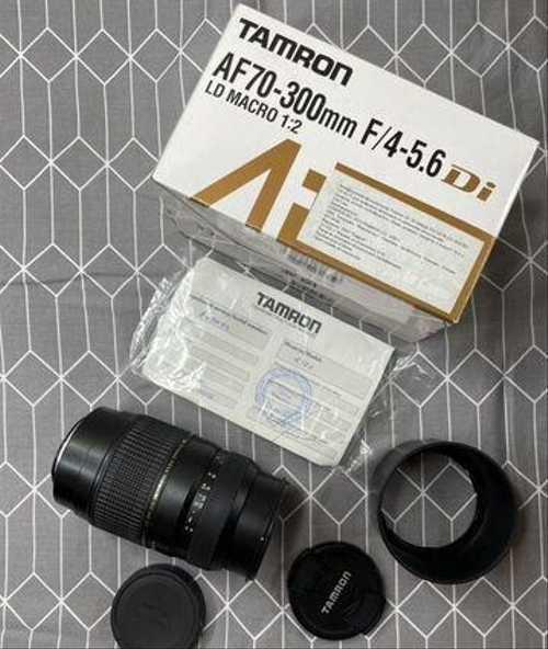 Объектив Tamron 70-300mm Macro f/4-5.6 Canon