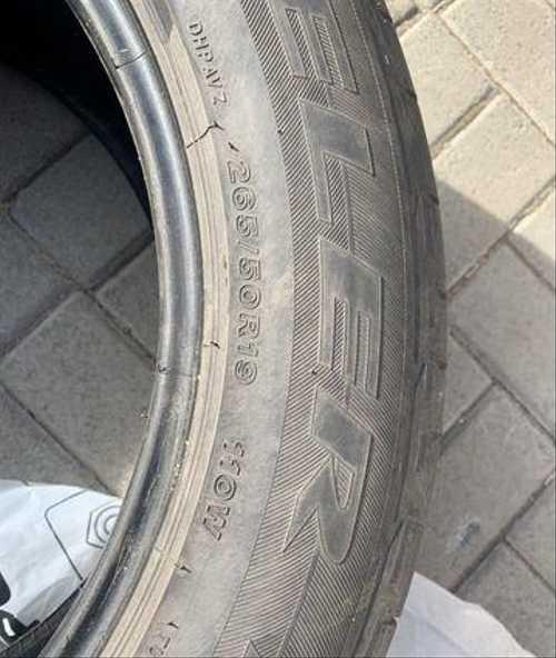 Летняя шины bridgestone 265/50r19