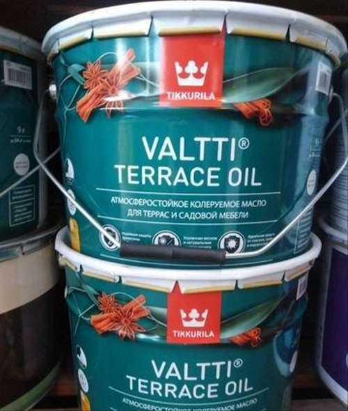 Масло valtti terrase OIL для террасс и дер Мебели