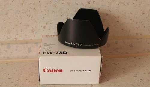 Бленда canon lens hood ew-78f оригинал