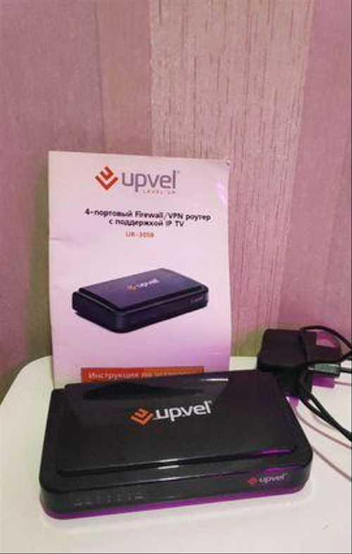 Настройка роутера upvel ur 305b