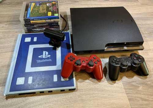 Sony PS3 (cech-2508A) прошитая + камера + wonderbo