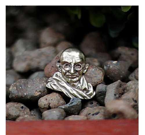 Значок Бронза Махатма Ганди