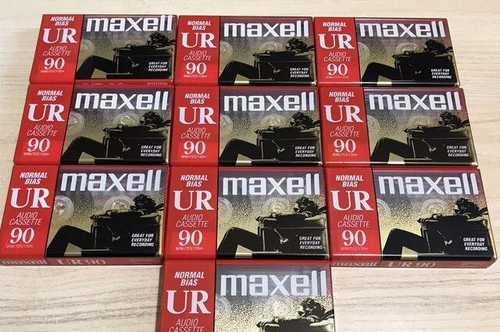 Аудиокассеты Maxell UR90 1998 год новые 30 шт
