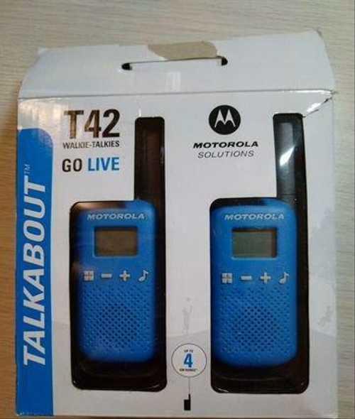 Радиостанция Motorola T 42 PMR 446 без лицензии