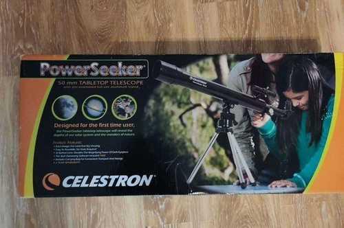 Телескоп celestron powerseeker 50 az бу