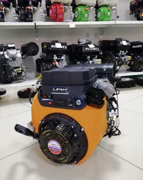 Двигатель Lifan LF2V80F-A, 29 л.с. D25, 20А