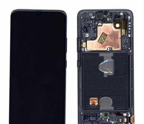 Модуль Samsung Galaxy A908 SM-A908 черный с рамкой